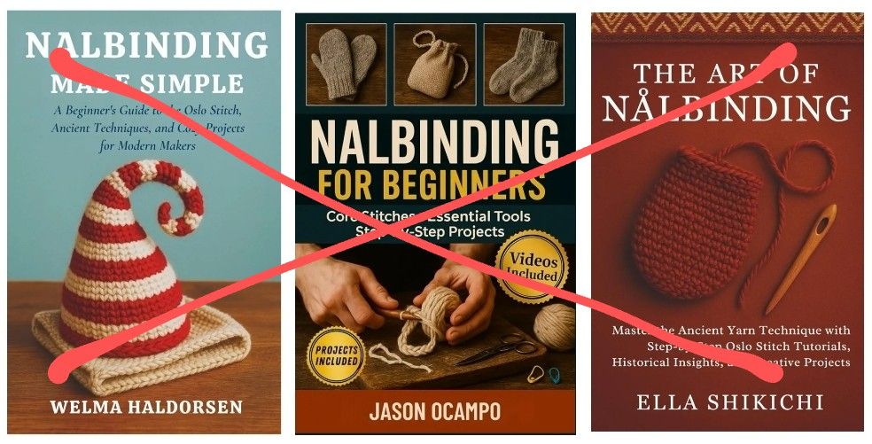 Warning: AI created Nalbinding Books – Nalbound